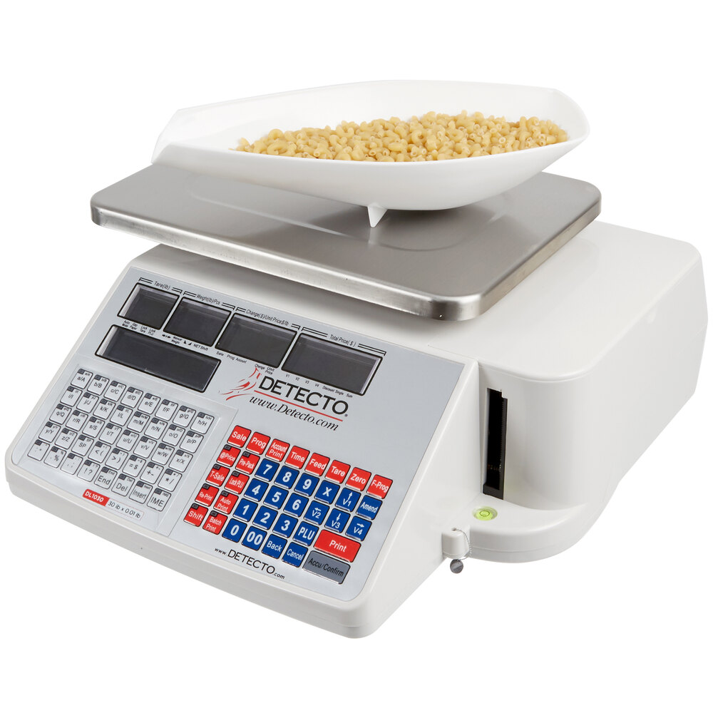 Cardinal Detecto DL1030 30 lb. Digital Price Computing Scale with ...