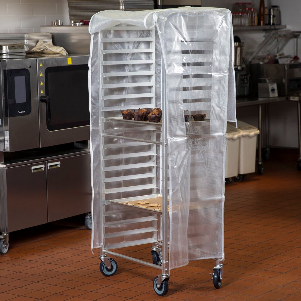 Bun Pan Rack Cover, Translucent - 63" | WebstaurantStore