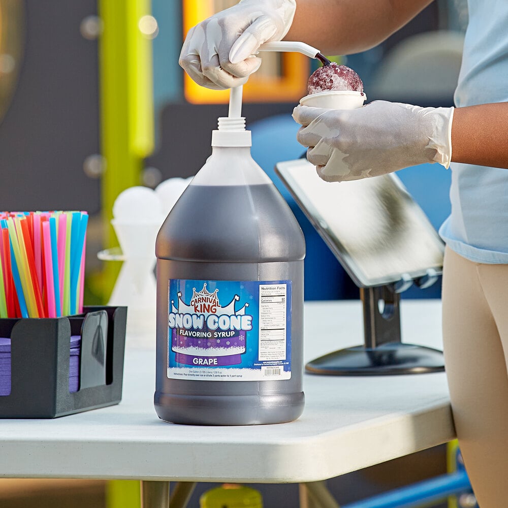 Carnival King 1 Gallon Grape Snow Cone Syrup