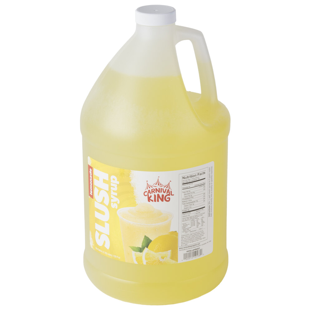 Carnival King 1 Gallon Lemonade Slushy Syrup