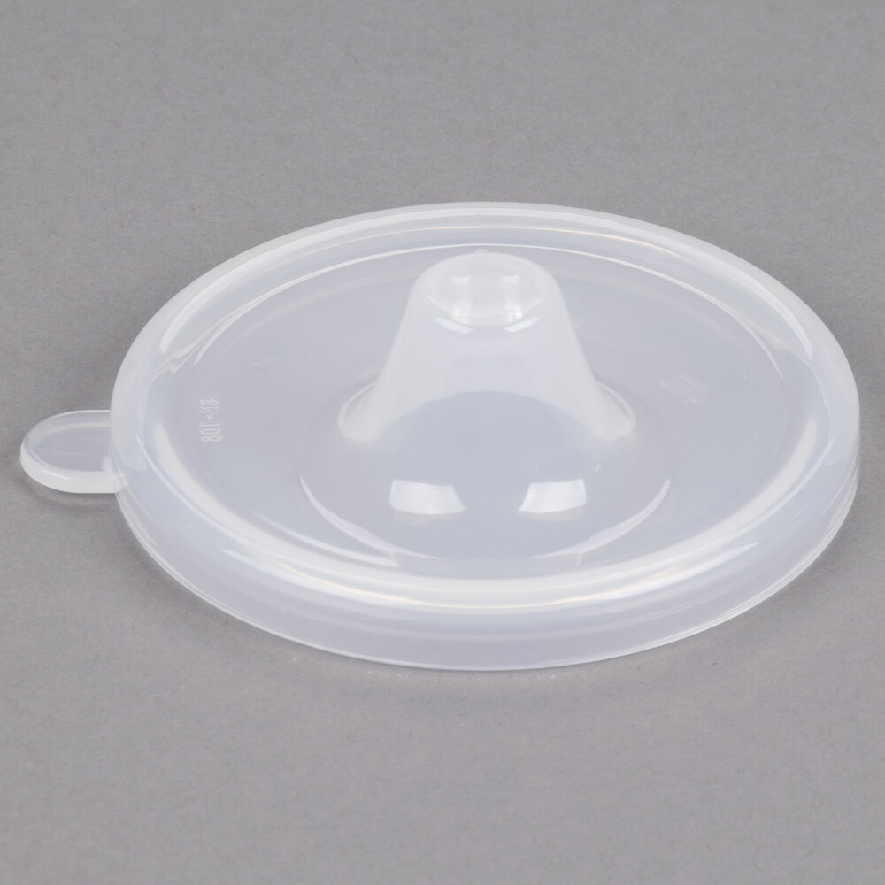 GET SN-106-CL Perforated Opening Clear Polypropylene Lid - 24/Case