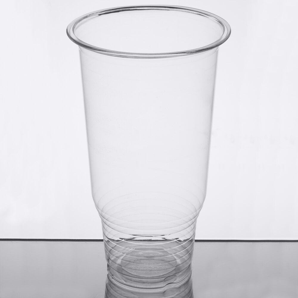Choice 32 oz. Clear PET Plastic Cold Cup - 500/Case