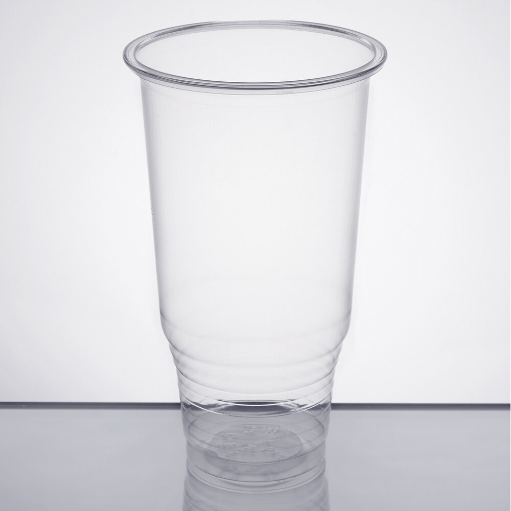 Choice 32 oz. Clear PET Plastic Cold Cup - 50/Pack
