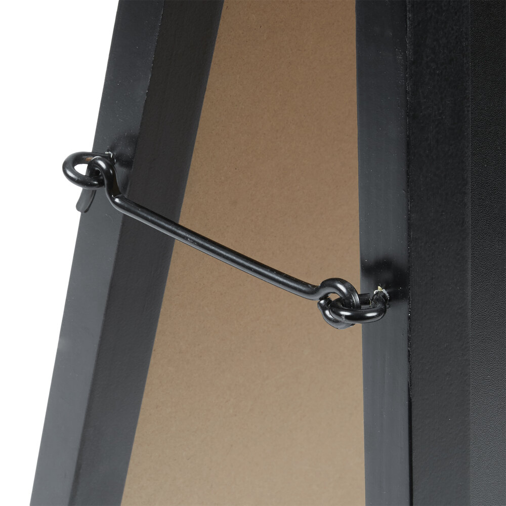 Choice A-Frame Chalkboard Sidewalk Sign - Black Wood - 20" x 34"