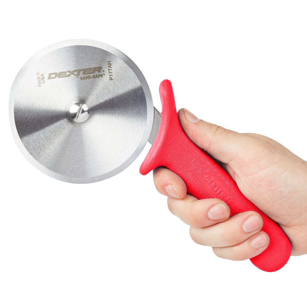 Dexter-Russell 18023R 4" Sani-Safe Red Handle Pizza Cutter