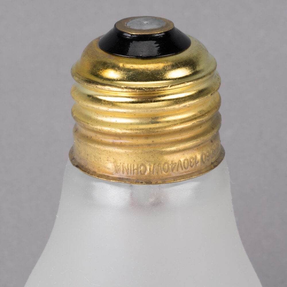 Satco S4881 40 Watt Frosted Shatterproof Finish Incandescent Rough ...