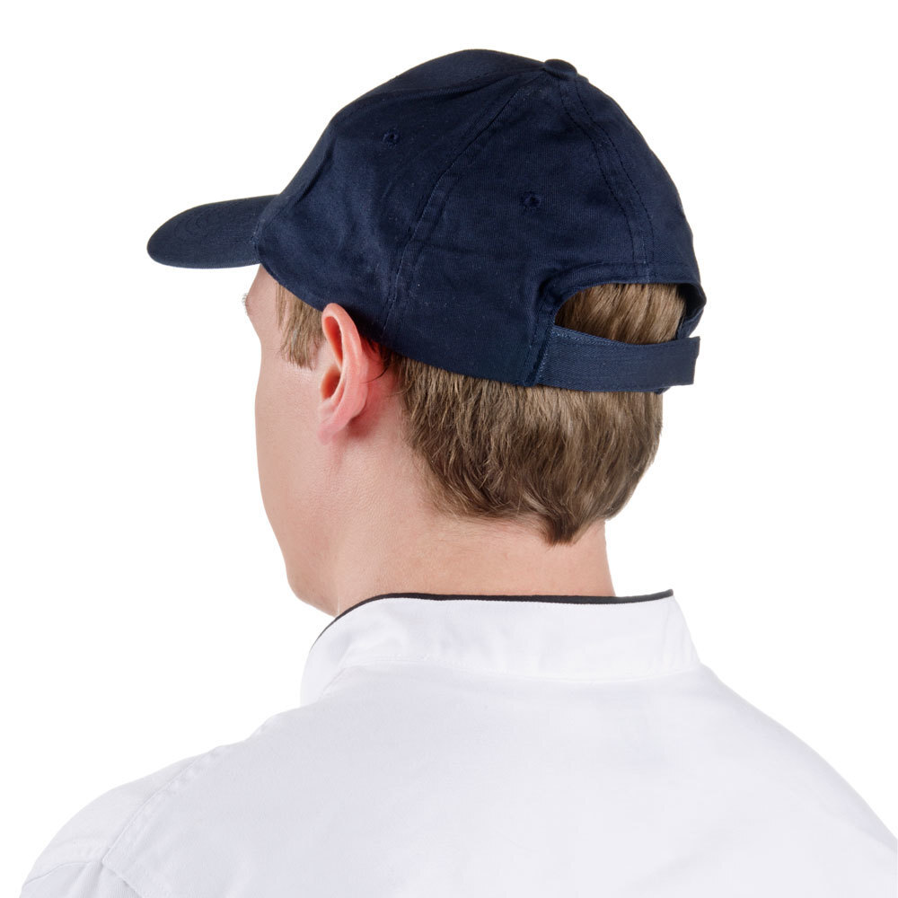 Choice Adjustable Navy Chef Cap