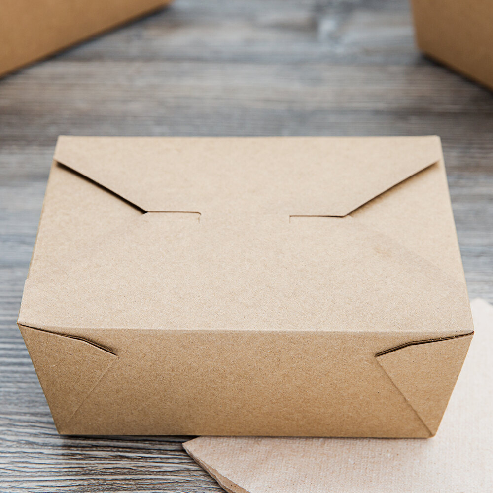 Paper Take Out Boxes - Bulk 300/Case | WebstaurantStore