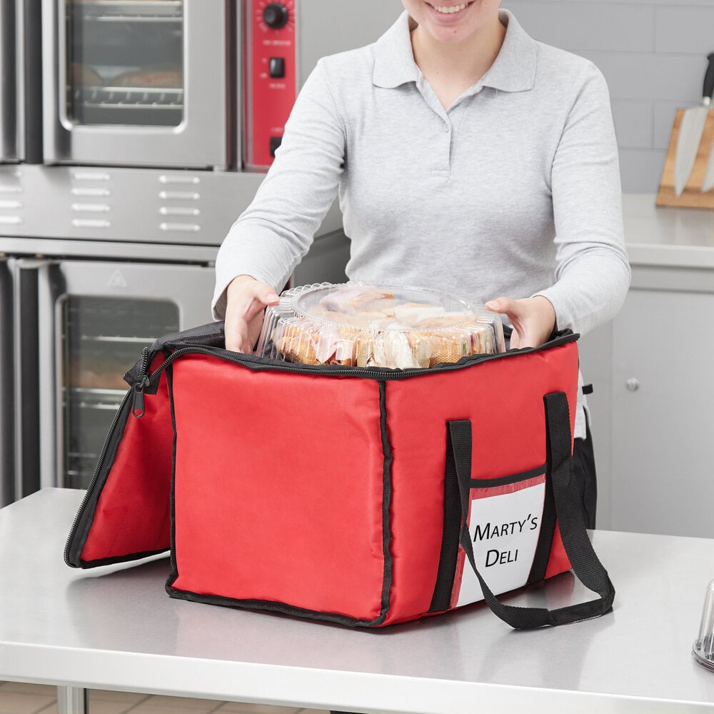 Choice Insulated Delivery Bag, Soft-Sided Sandwich / Take-Out Hot ...