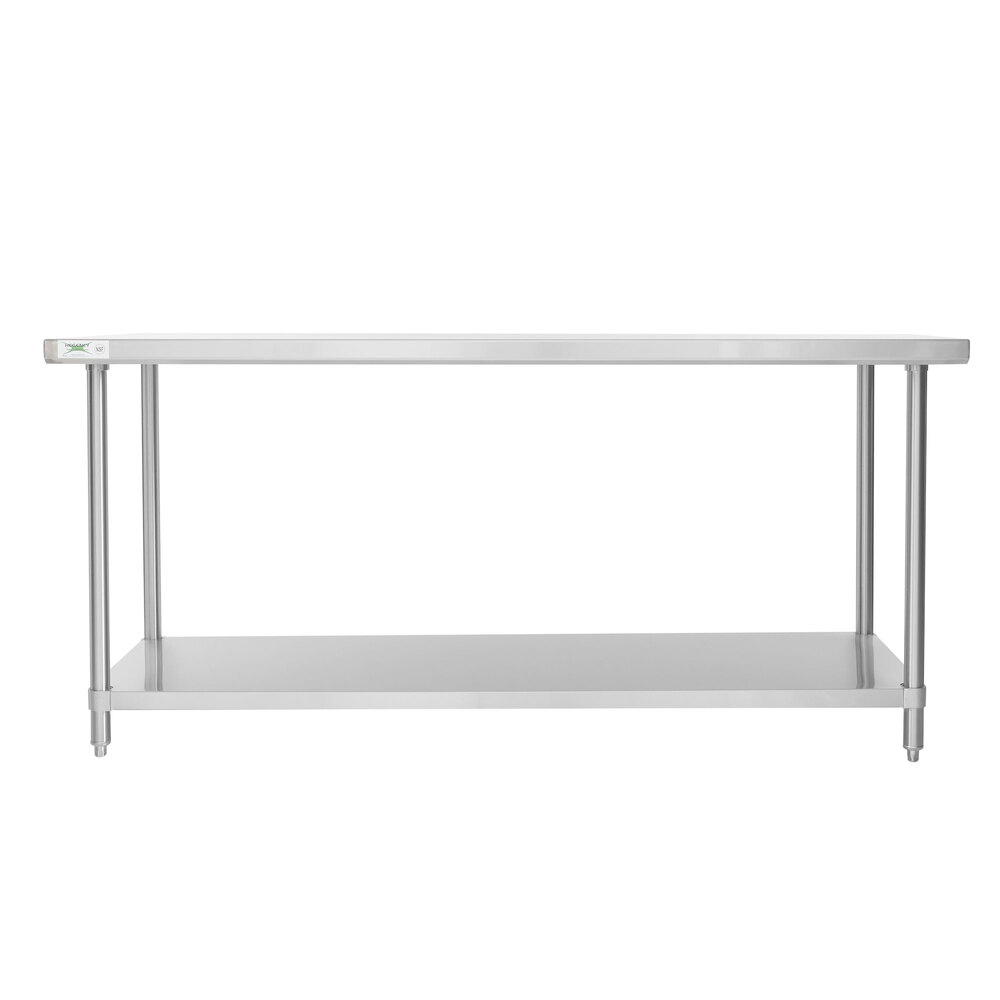 Regency Spec Line 30" x 72" 14 Gauge Stainless Steel Commercial Work ...