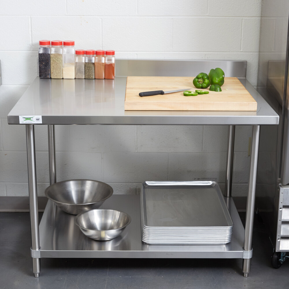 Regency Spec Line 36" x 48" 14 Gauge Stainless Steel Commercial Work ...