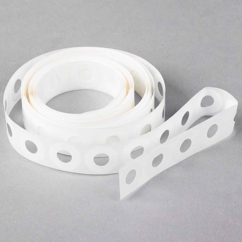 Avery 5729 1/4" White Hole Reinforcement Label with Dispenser - 200/Pack