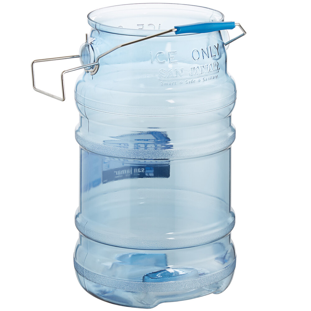 San Jamar SI6000 Saf-T-Ice 6 Gallon Ice Tote