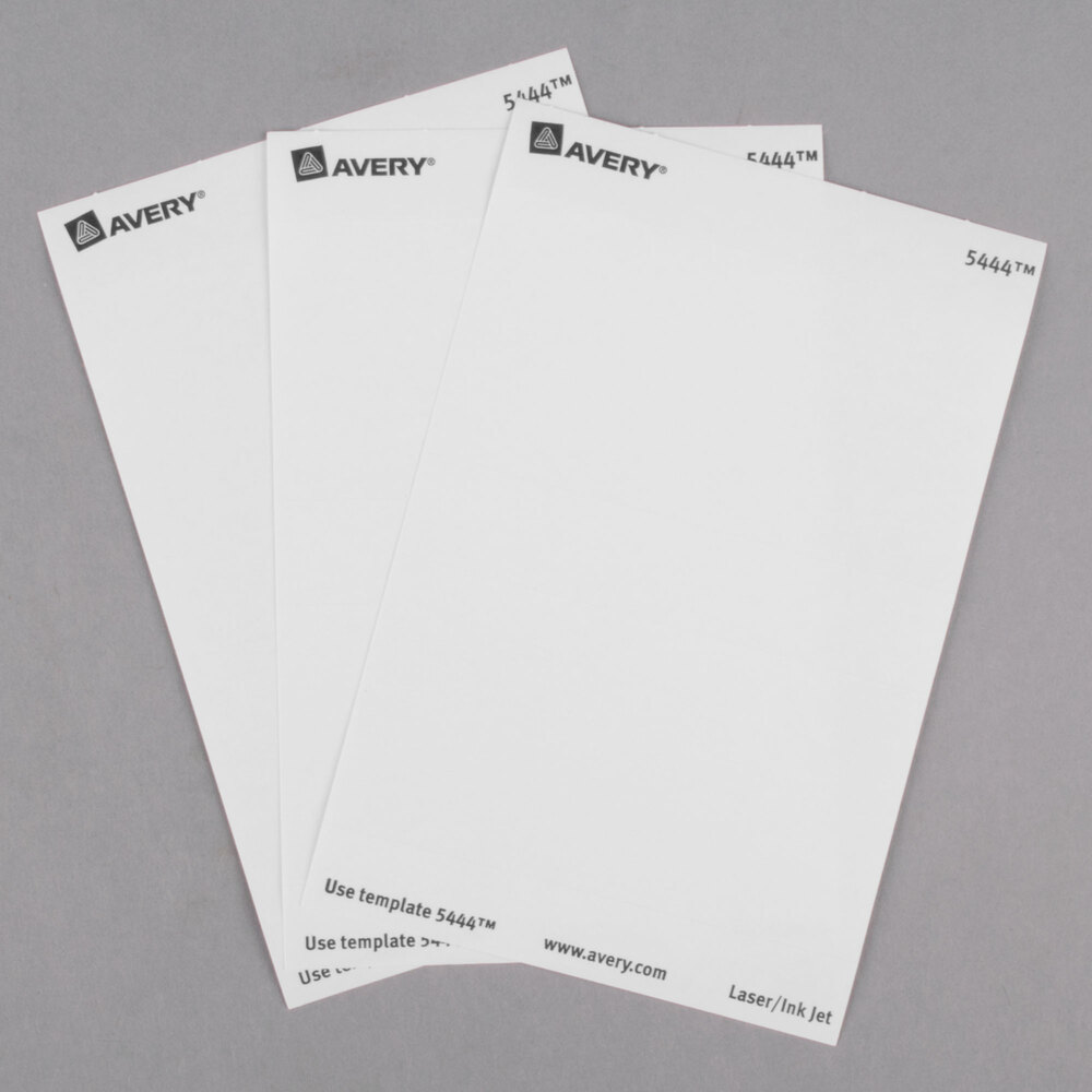 Avery 5444 Template