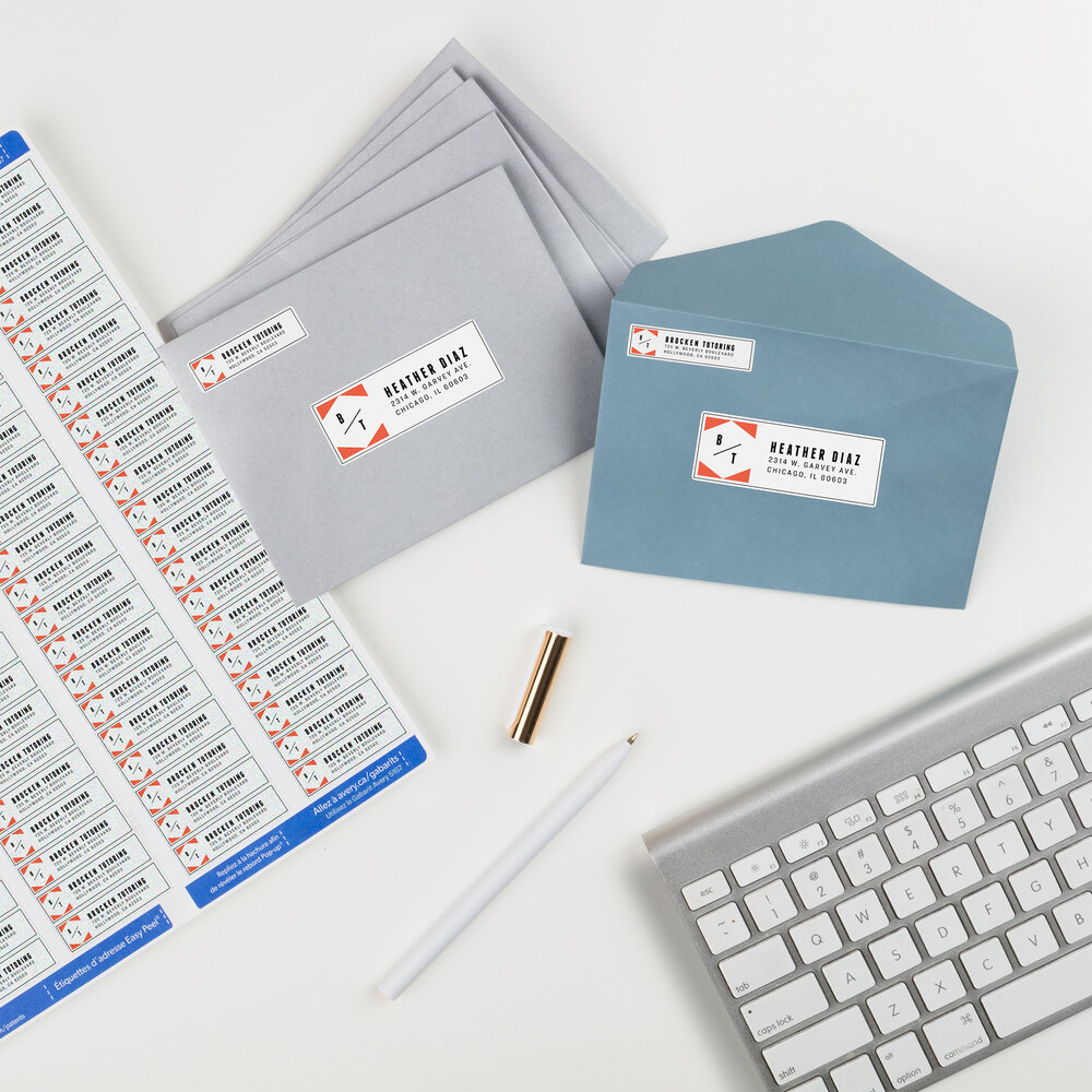 Avery 5167 Easy Peel 1 2 X 1 3 4 Printable Return Address Labels 8000 Box