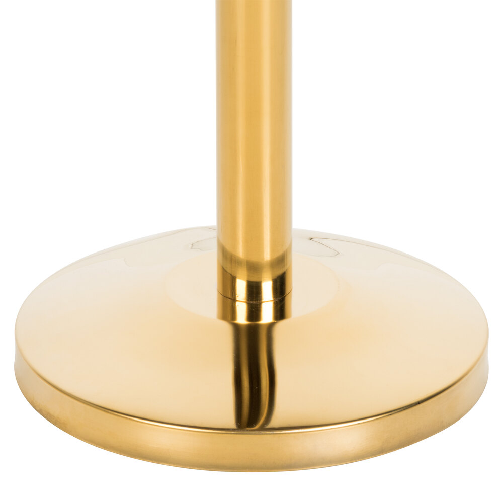 Lancaster Table & Seating Gold 40" Rope-Style Crowd Control / Guidance ...