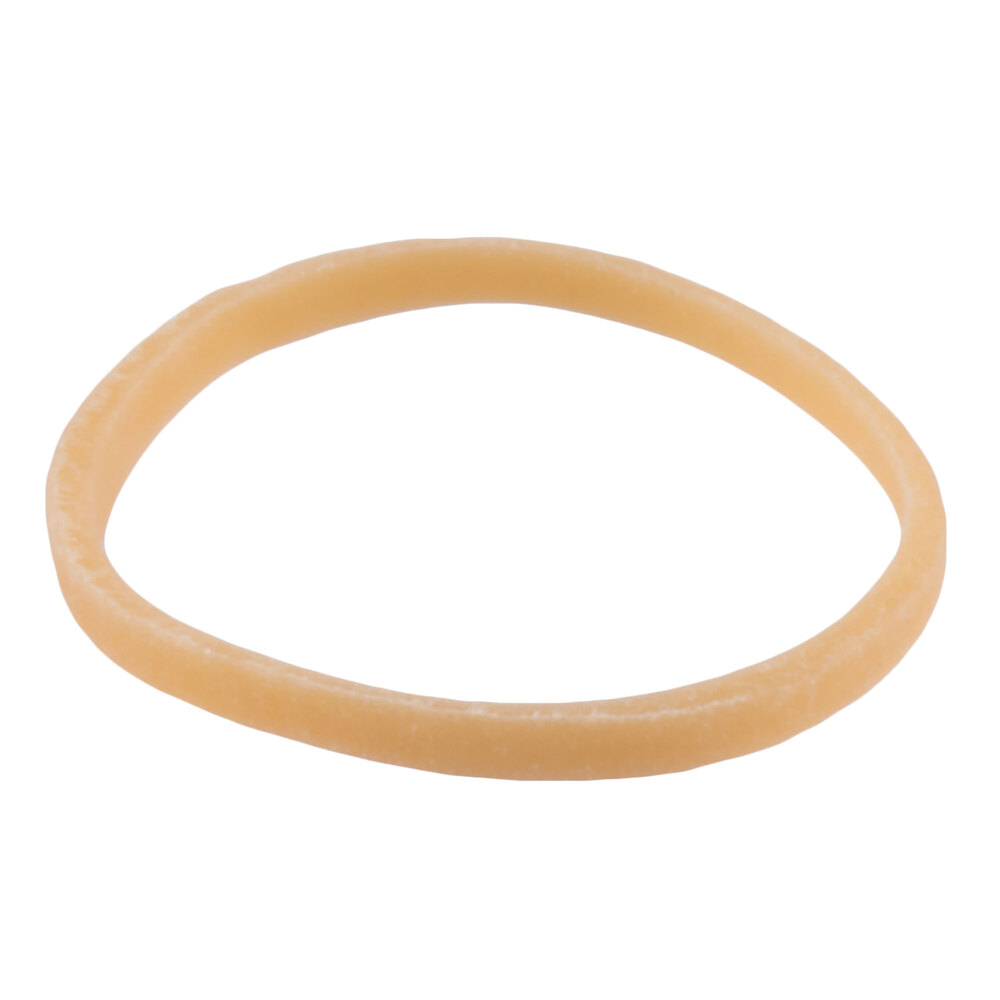 Universal UNV00110 1 1/4" x 1/16" Beige #10 Rubber Band, 1 lb. - 3400/Bag