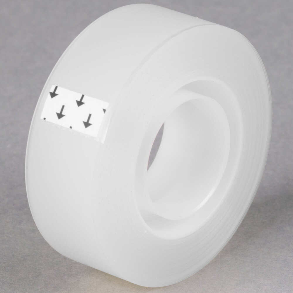 Universal UNV83436VP 3/4" x 36 Yards Clear Write-On Invisible Tape - 12 ...