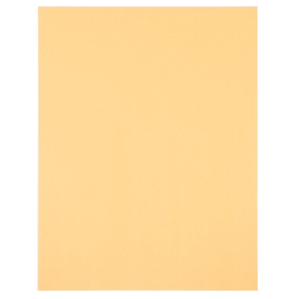 Universal Office UNV11205 8 1/2" x 11" Goldenrod Ream of 20# Color Copy ...