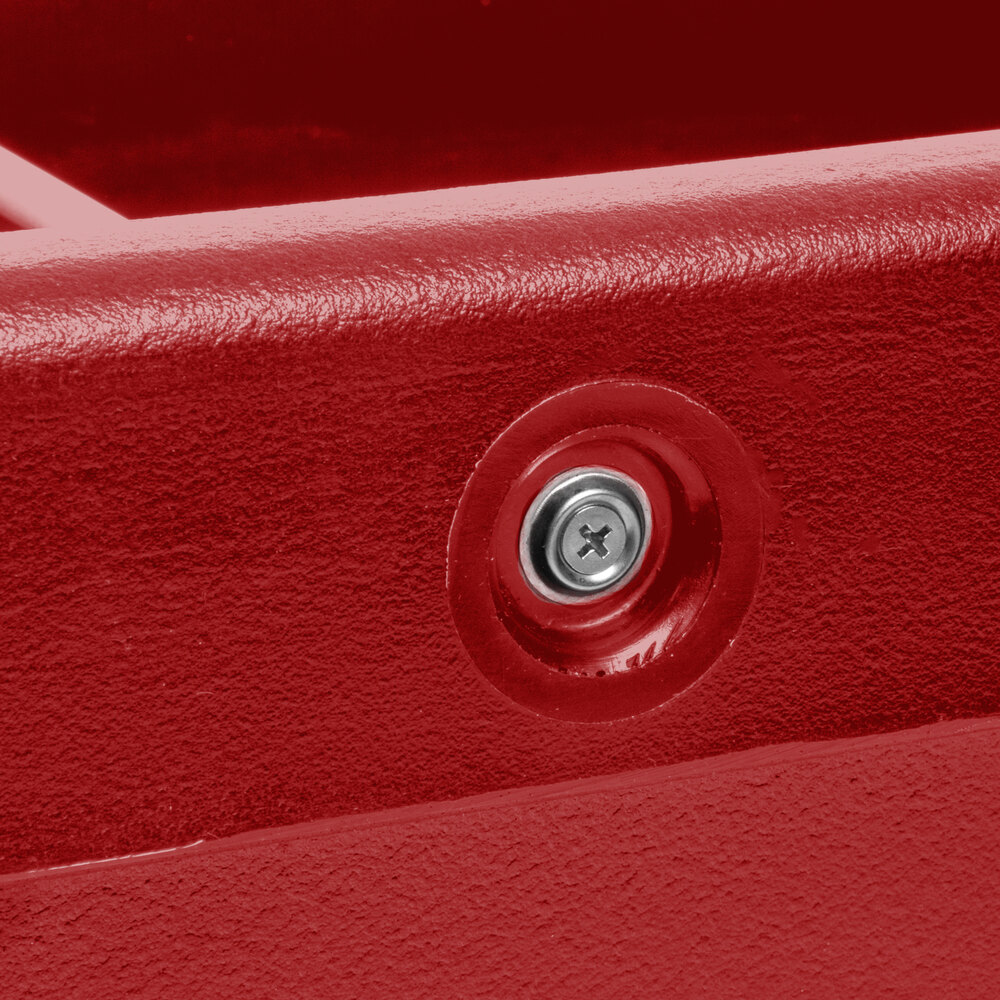 Cambro BUF72 68" x 24" x 7" Red Buffet Bar Base