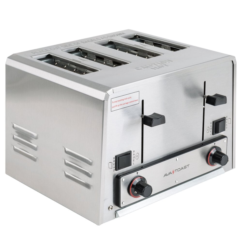 Avatoast THD27208 Heavy-Duty Switchable Bread and Bagel 4-Slice ...