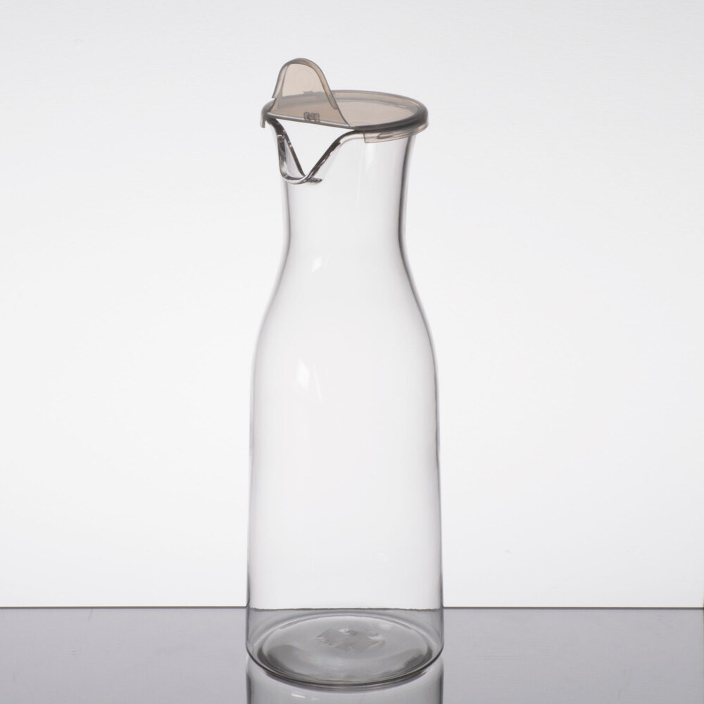 GET BW-1892-CL 64 oz. Customizable Polycarbonate Wine / Juice Decanter ...