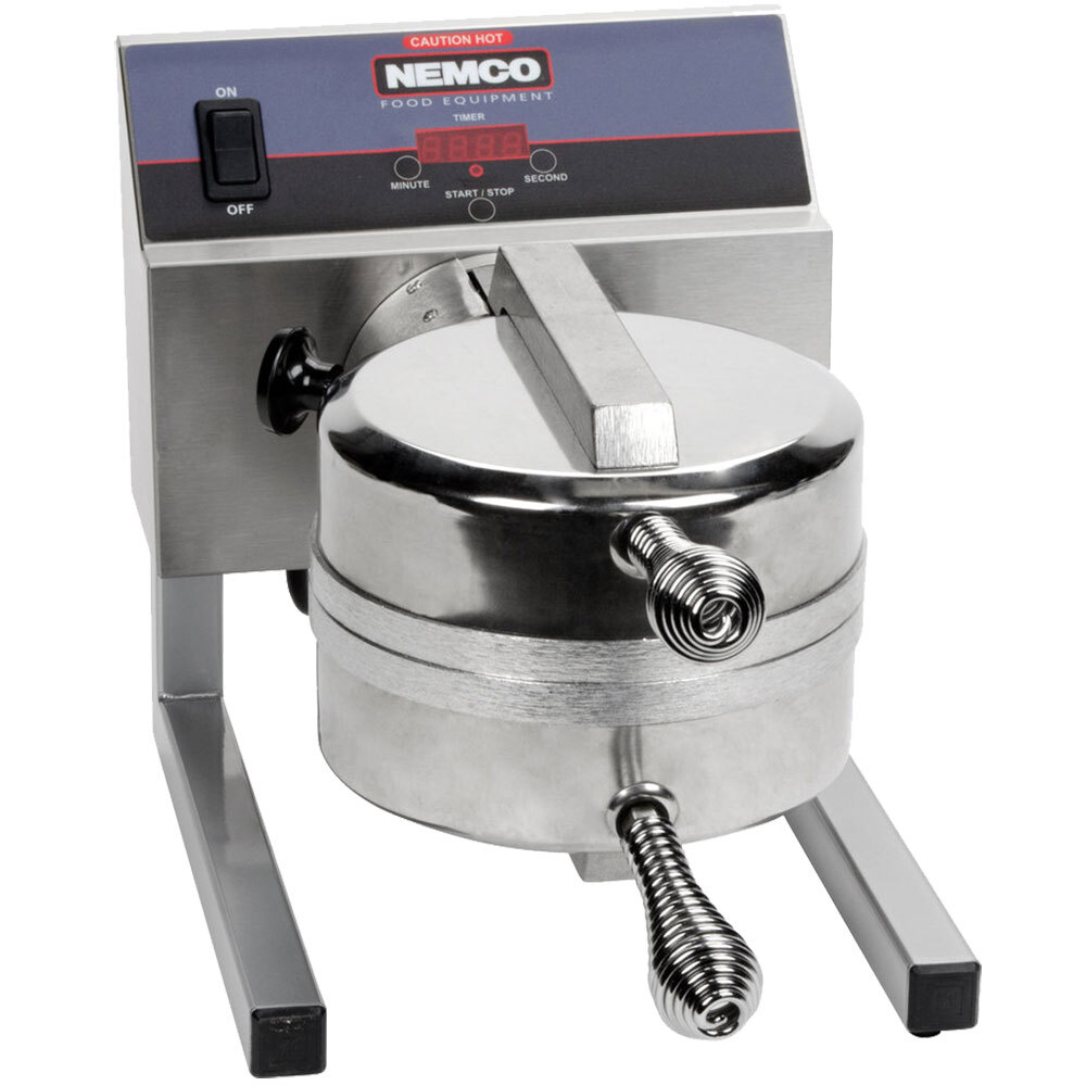 Nemco 7020A Belgian Waffle Maker with Removable Grids - 120V
