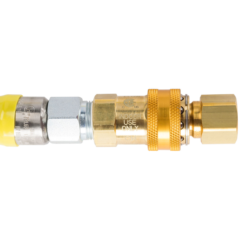 T&S HG-4D-60 Safe-T-Link 60" Quick Disconnect Gas Appliance Connector 3 ...