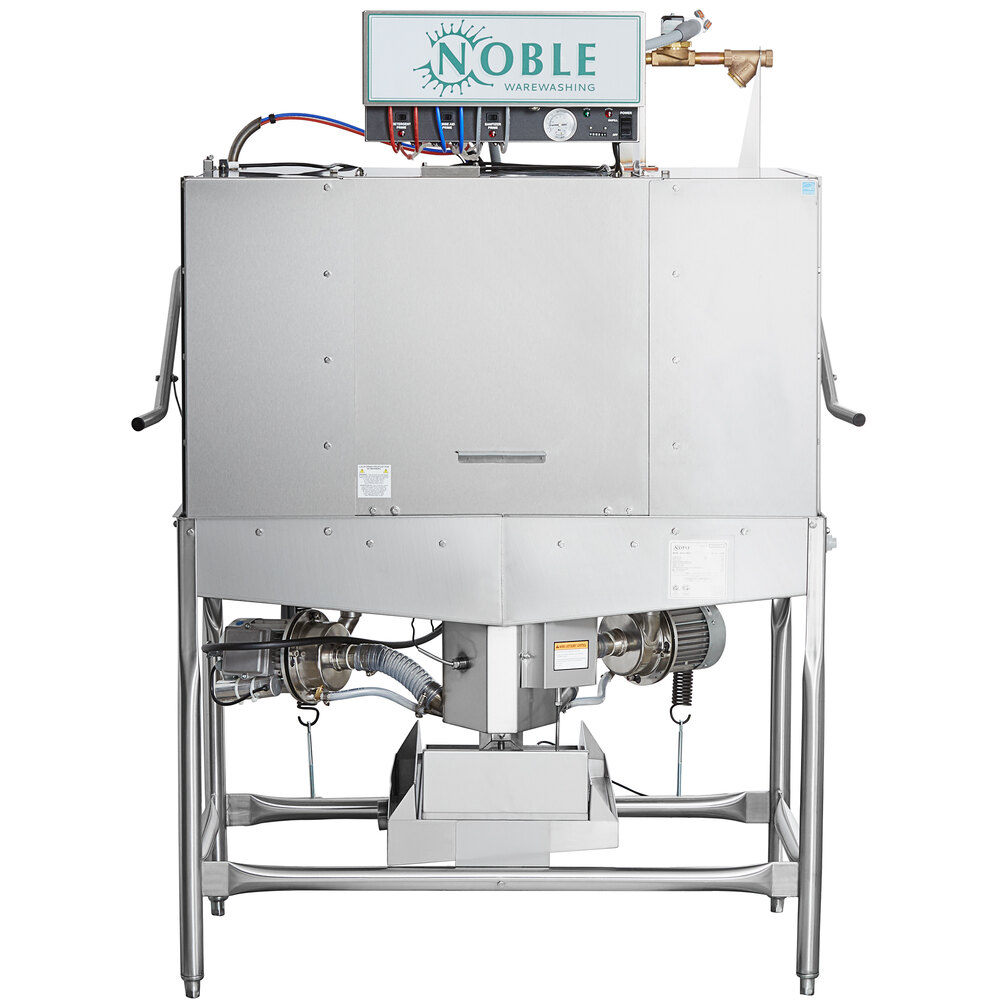 Noble Warewashing II Double Rack Low Temperature Dishwasher - 115V