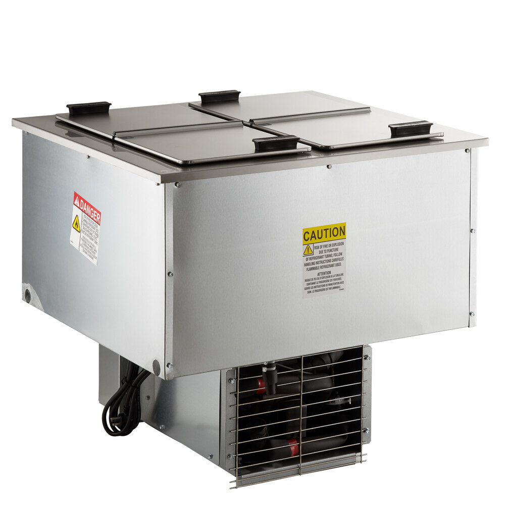 Delfield N227P 12 Gallon Drop In Freezer with Stainless Steel Lids