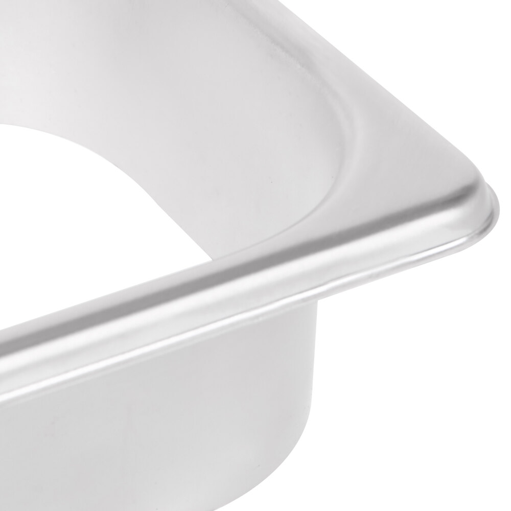 Vollrath E6WC02 Super Pan V 6 7/8" x 6 1/4" x 2" Rectangular Stainless ...