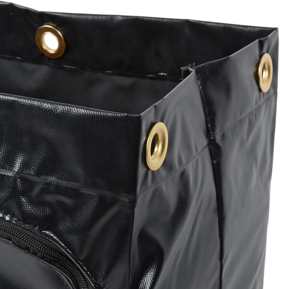 Rubbermaid 1966720 Executive 24 Gallon Black Vinyl Janitor Cart Bag