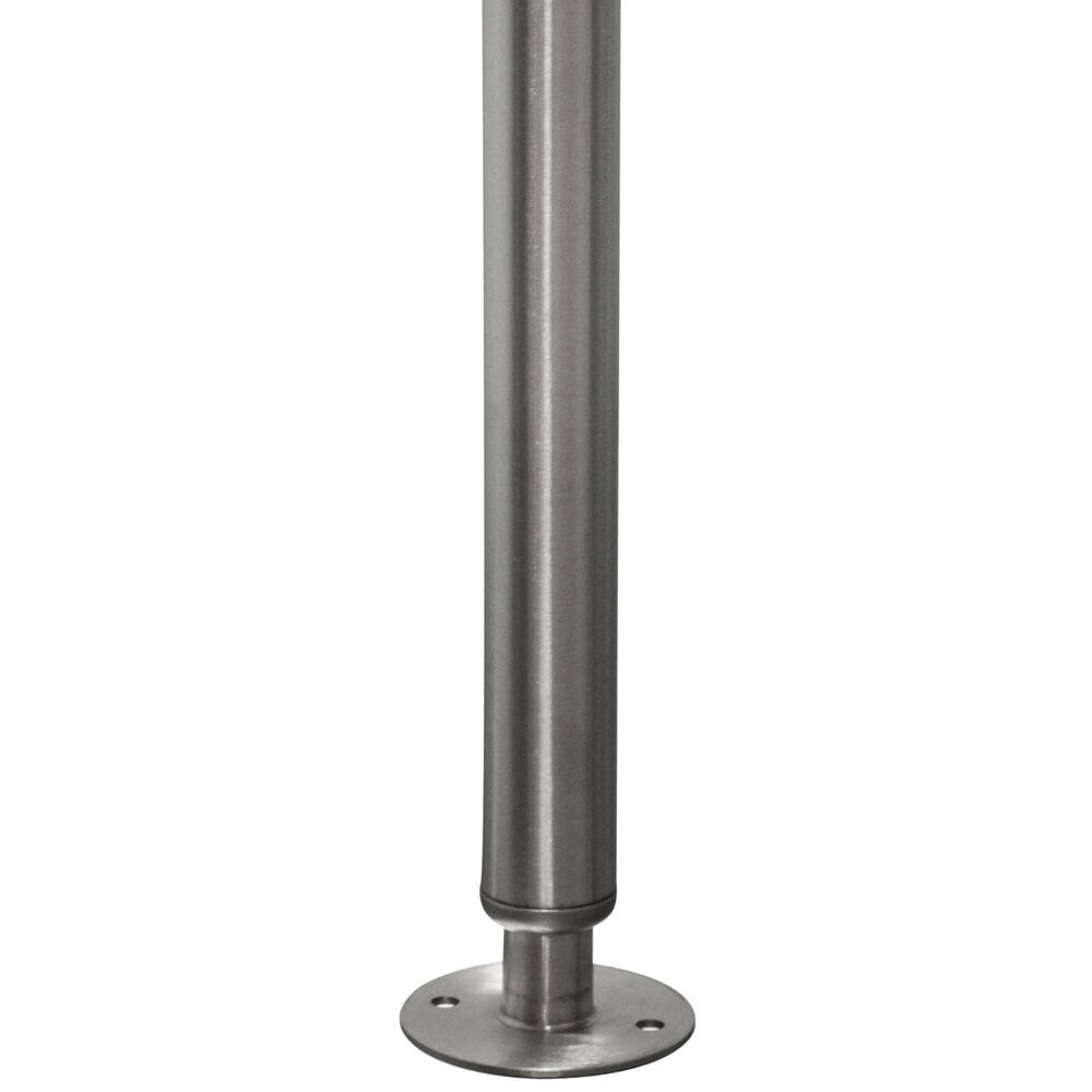 Advance Tabco TA-19 Flanged Stainless Steel Foot for Work Tables