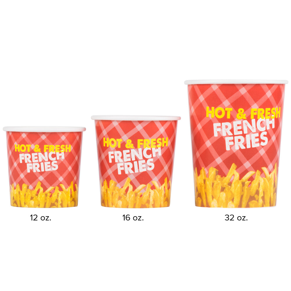 Choice 16 oz. French Fry Cup - 50/Pack