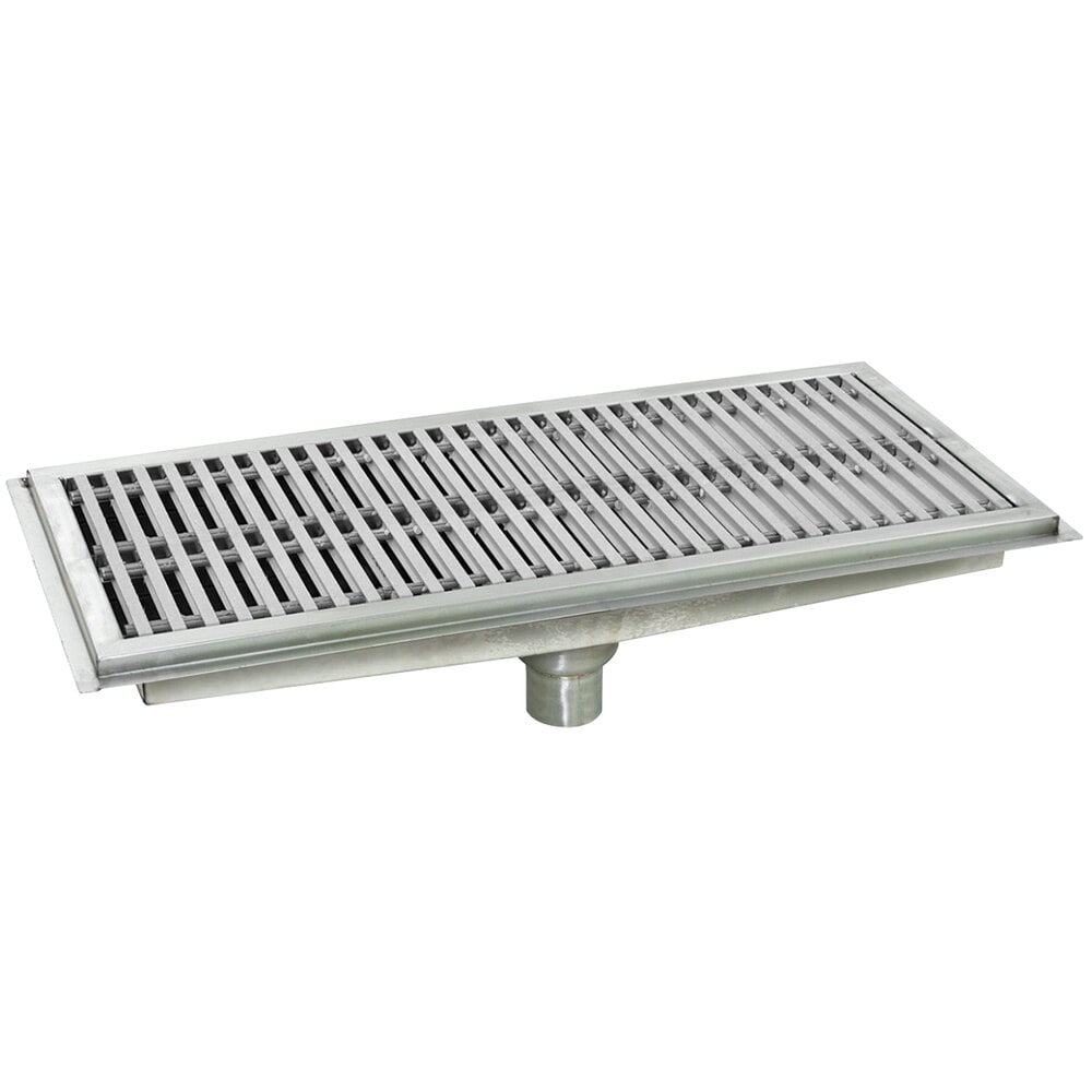 Eagle Group FT-2436-SG 24" x 36" Floor Trough with Stainless Steel Grating