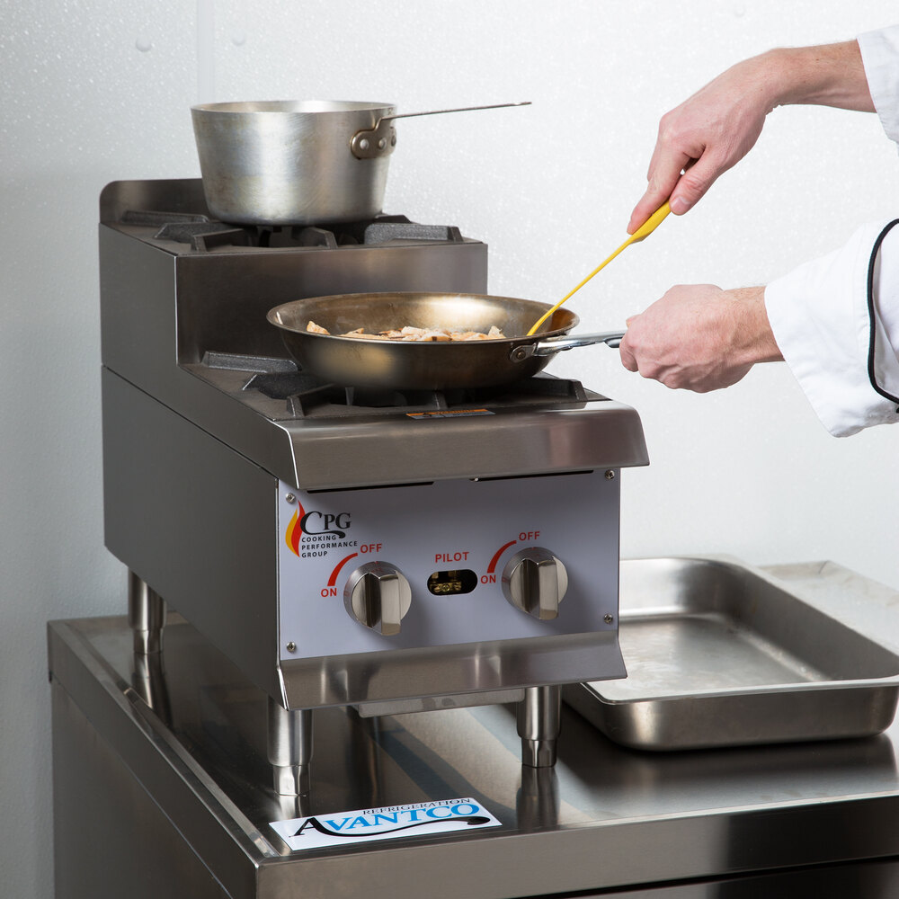 Cooking Performance Group CK-HPSU212 2 Burner Step-Up Countertop 12" Range