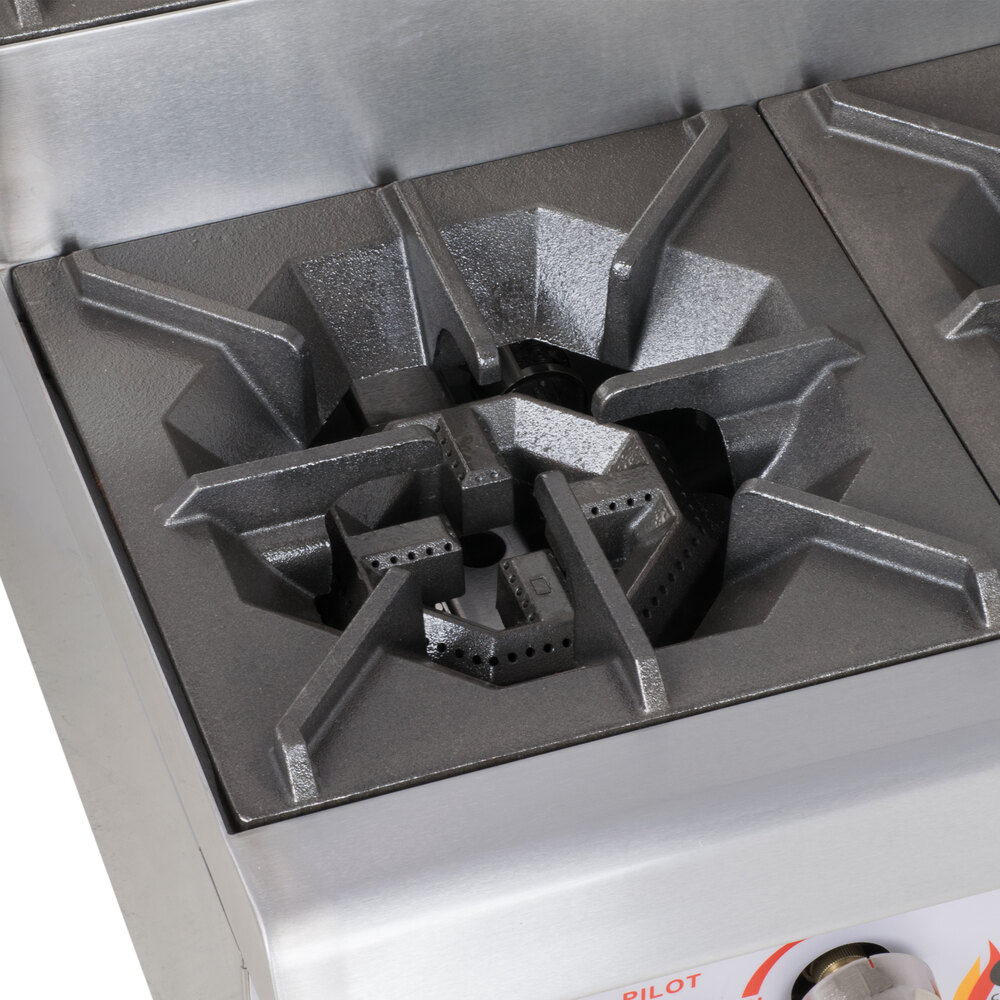 Cooking Performance Group CK-HPSU424 4 Burner Step-Up Countertop 24" Range