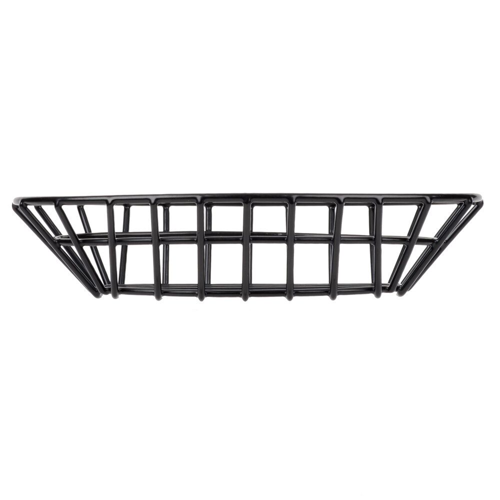 Clipper Mill by GET 4-34412 9 3/4" x 6 1/4" Black Poly Coated Iron Oval ...