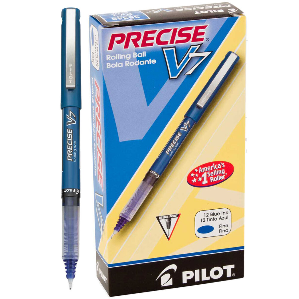 Pilot 35349 Precise V7 Blue Ink with Blue Barrel 0.7mm Roller Ball ...