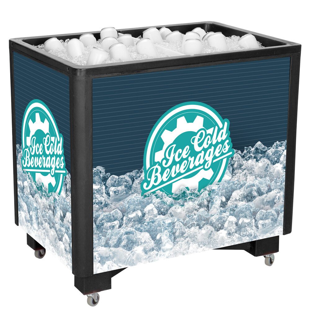 IRP Black Ice Saver 3501544 Mobile 100 Qt. Frost Box with Casters