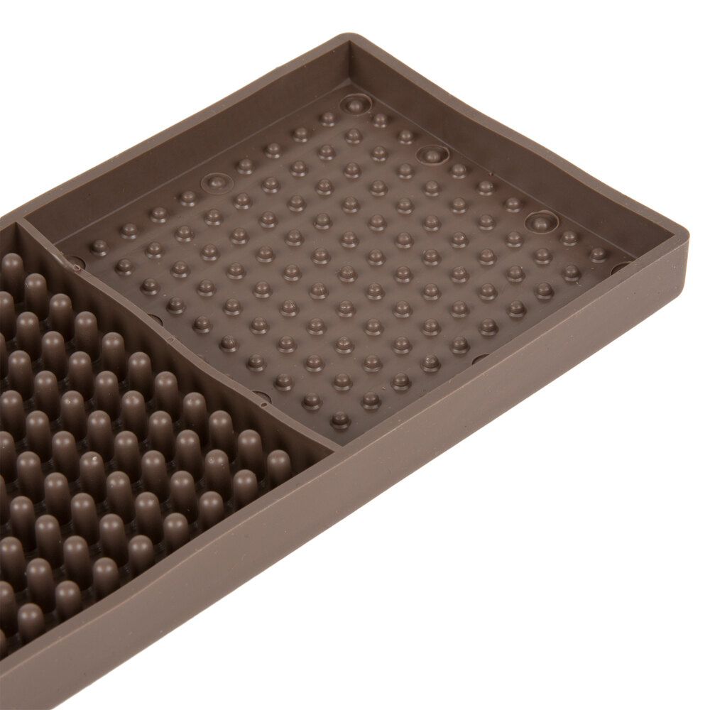 Choice 3 1/4" x 27" Brown Bar Mat