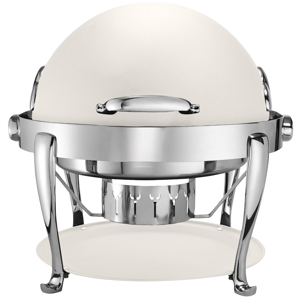 Bon Chef 19000CH-BIANCO Elite Round 8 Qt. Dripless Bianco Finish with ...