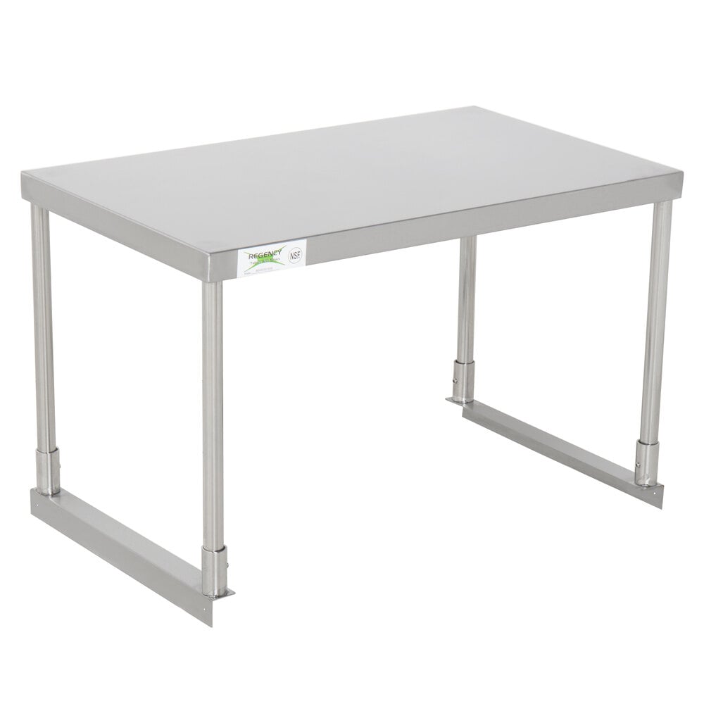 Regency Stainless Steel Single Deck Overshelf - 18" x 30" x 19 1/4"