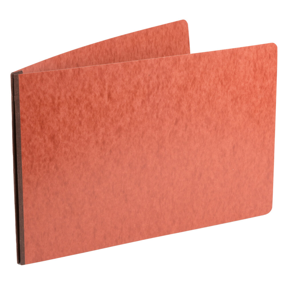 Oxford 13234EE 11" x 17" Red 3" Capacity Pressboard Report Cover with 2 ...