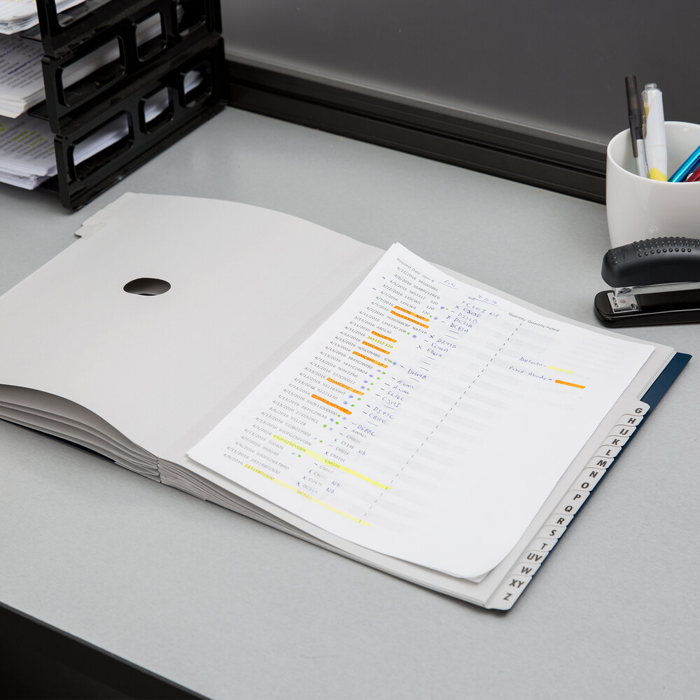 Pendaflex PFX DDF3-OX Letter Size 20-Pocket Desk File/Sorter - A-Z ...