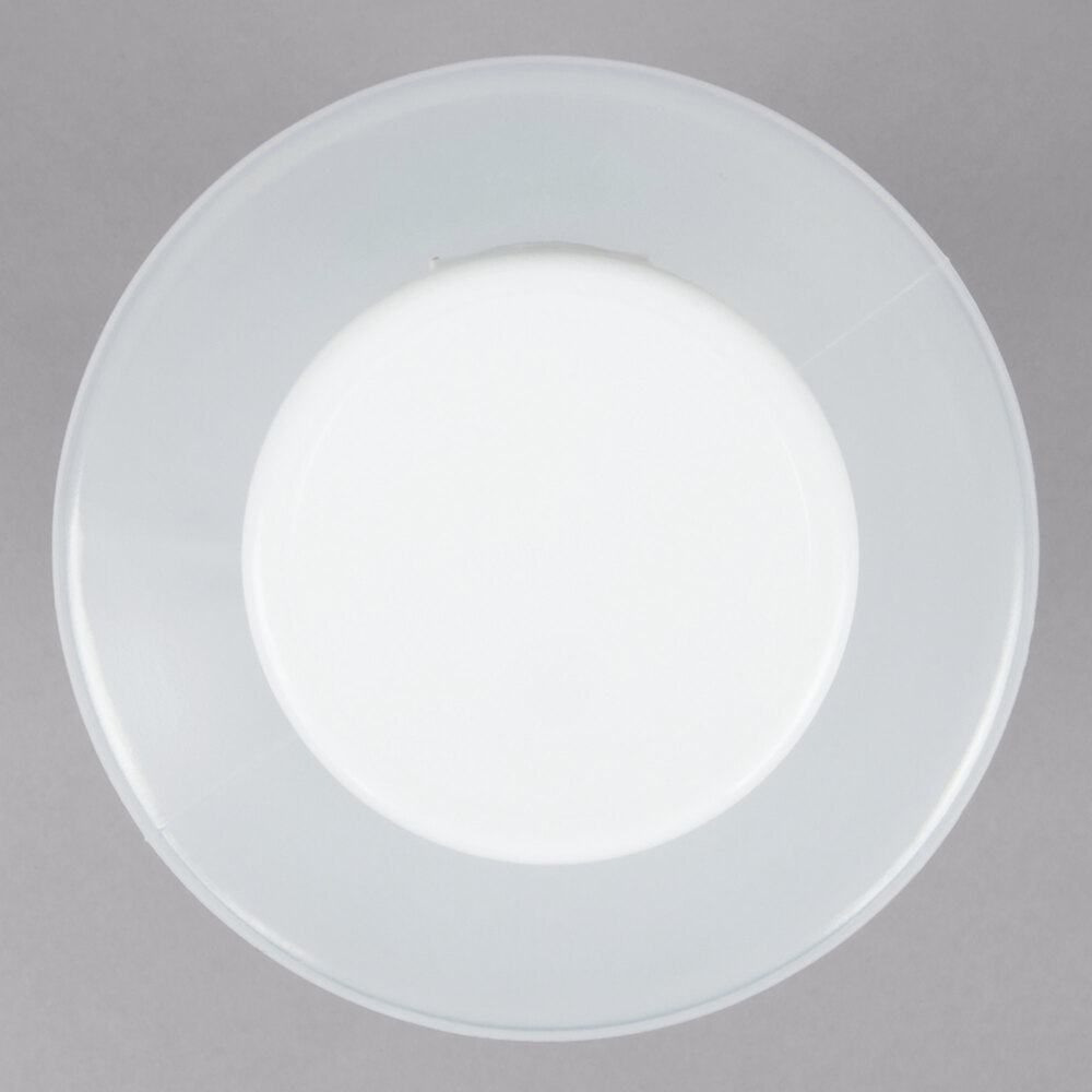 Tablecraft 2124C-1 24 oz. Clear Squeeze Bottle with 38 mm Flip Lid - 12 ...