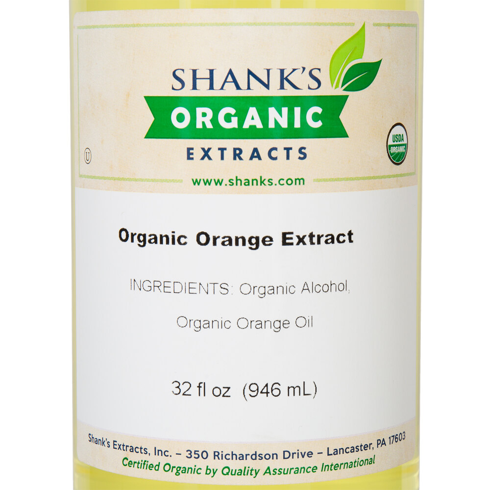 Shank's 32 oz. Organic Orange Extract