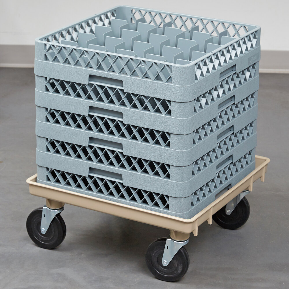 Vollrath 1697-32-LC2 Traex® Recycled Beige Rack Dolly Base (No Handle ...