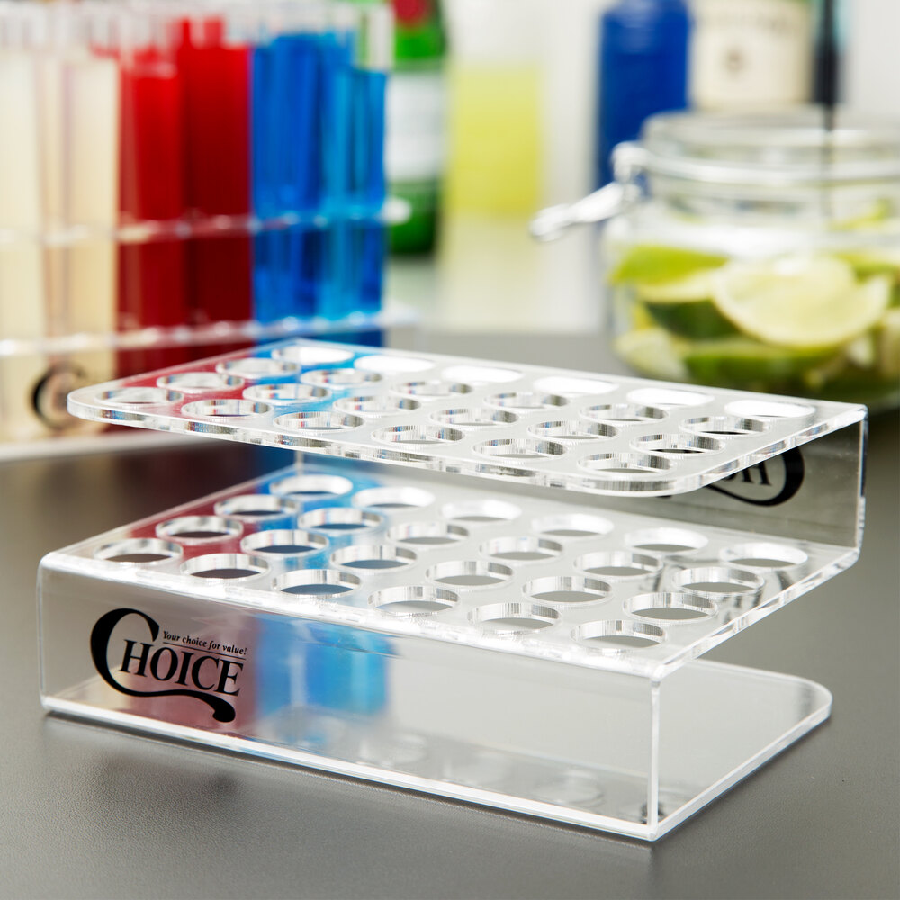 Choice Test Tube / Shooter Rack with 100 Assorted Neon Test Tube Shots ...