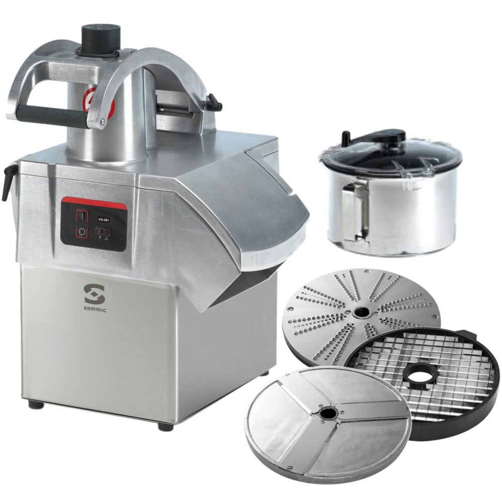 Sammic CK35V 3 hp Combination Food Processor Kit with 5.25 Qt. Bowl, 3/ ...